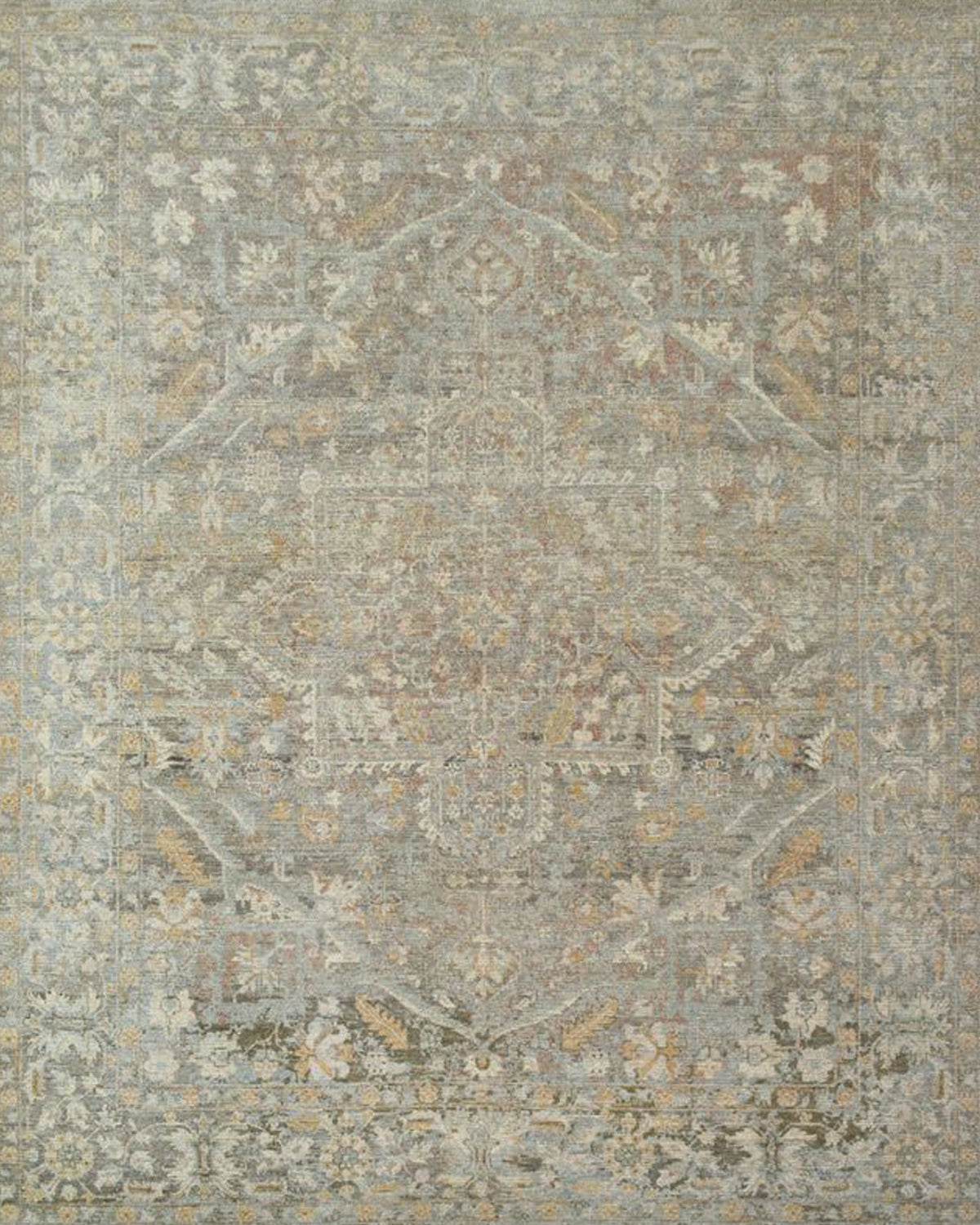 Aurelin | CLASSIC | Elegance | RECTANGLE | RUST | HAND-KNOTTED | INDO ...