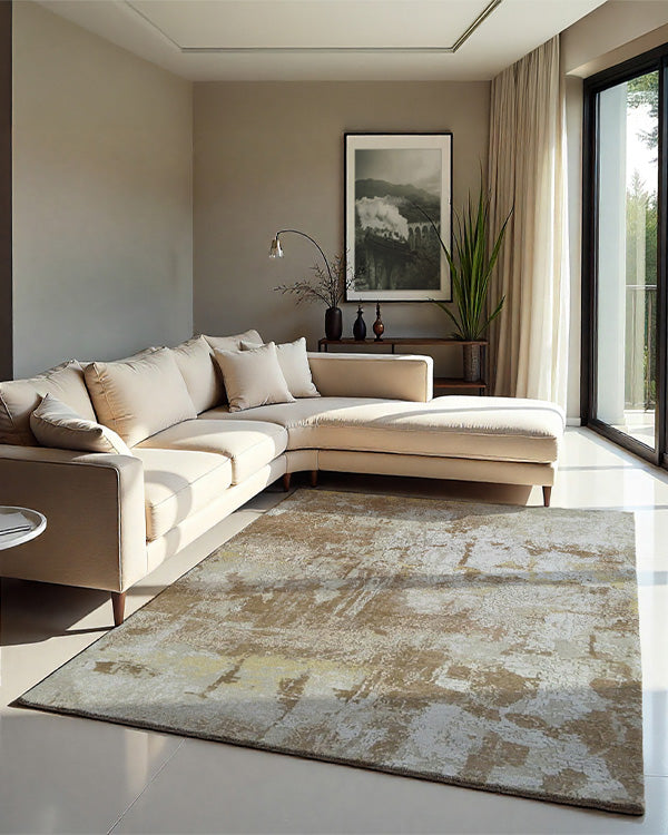 Dust And Dawn - Hand Knotted Pure Silk Rugs - Cocoon Fine Rugs