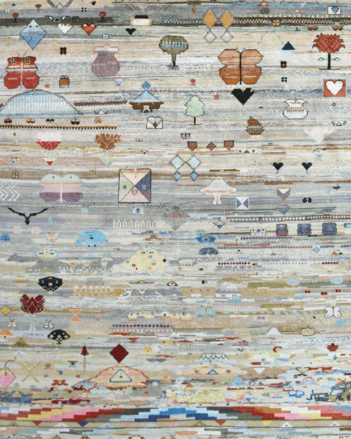 Bloom - Hand Knotted Pure Silk Rugs - Cocoon Fine Rugs