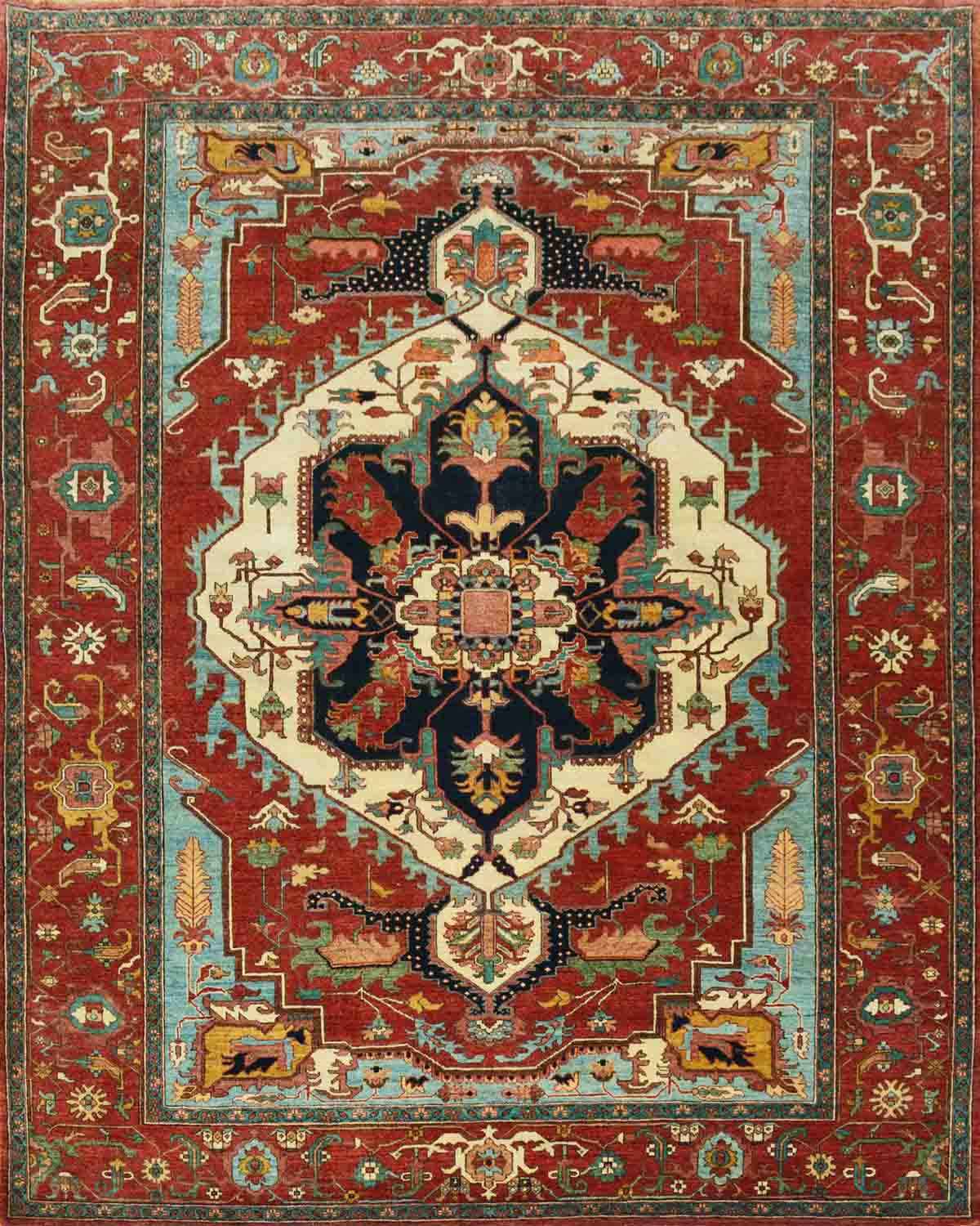 Serapi Royale Rug- Modern Hand Knotted Rugs for Living Room - Cocoon ...