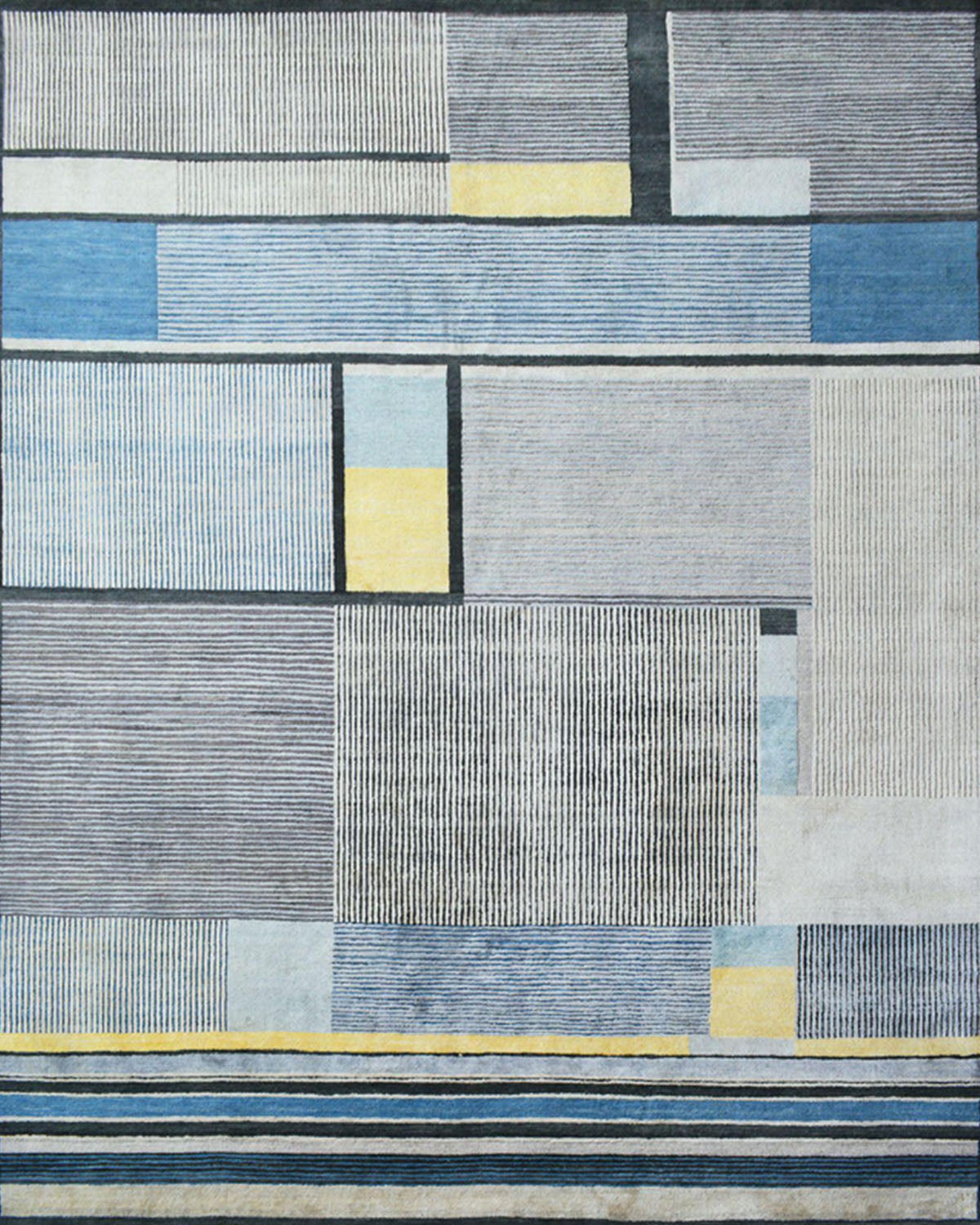 TABAQA - Hand Knotted Pure Silk Rugs - Cocoon Fine Rugs