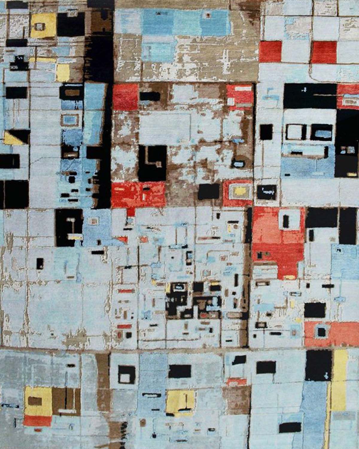 CITY LIFE - Hand Woven Rugs from pure silk - Cocoon Fine Rugs