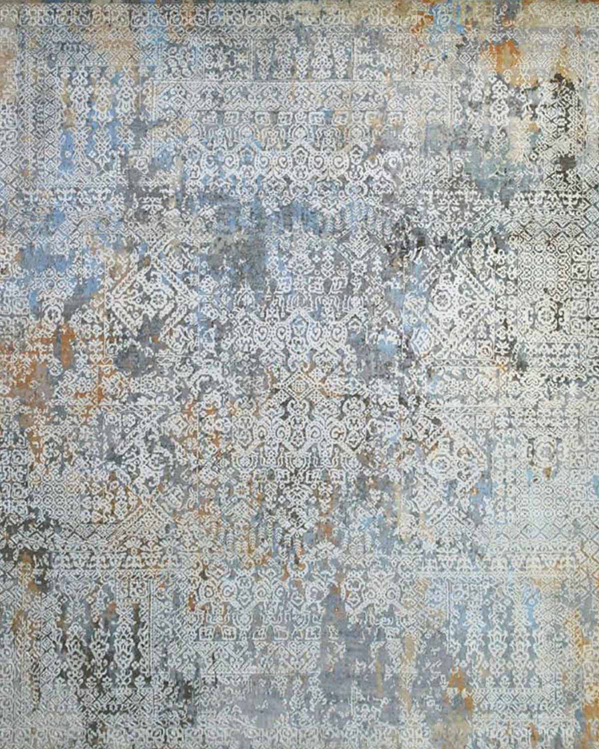 GLENN - Transitional Hand Knotted Wool and Silk Rugs - Cocoon Fine Rugs
