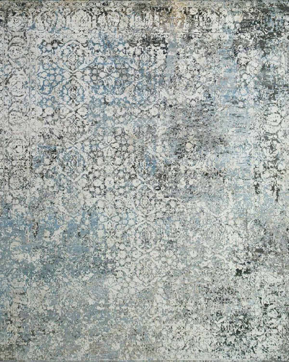 NARELLE - Transitional Hand Knotted Wool and Silk Rugs - Cocoon Fine Rugs
